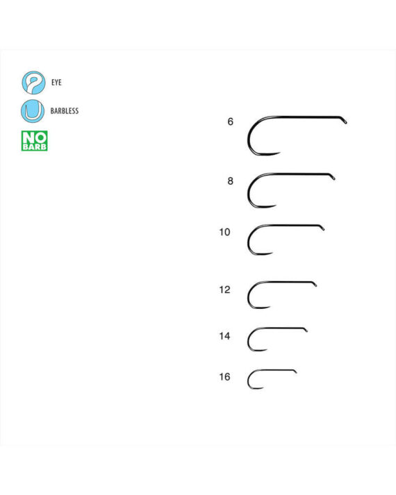 S10-B Standard Down Eye Barbless - Gamakatsu USA Fishing Hooks