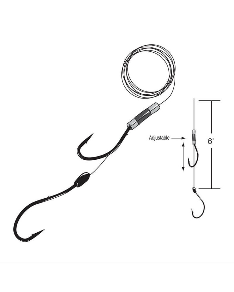 Walleye LG Two Hook Rig (5 Pack) - Gamakatsu USA Fishing Hooks