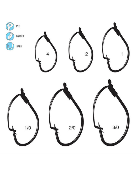 Split Shot/Drop Shot Weedless - Gamakatsu USA Fishing Hooks