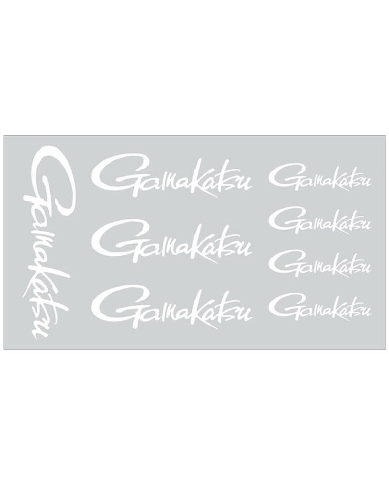 Gamakatsu Logo Small Decal Sheet - Gamakatsu USA Fishing Hooks